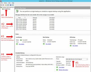 Windows Server Backup: How to Check status – MAV Computers LLC